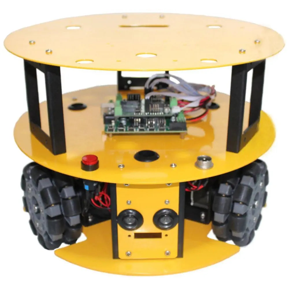 3wdコンパクト全方向arduino互換性モバイルロボットキット Robotshop