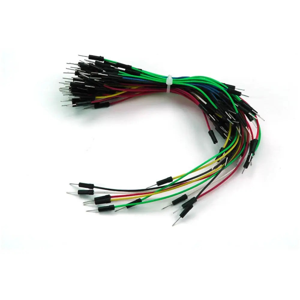 65 x 22 Gauge Assorted Jumper Wires - RobotShop