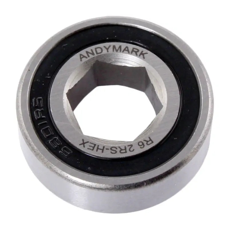 AndyMark シールベアリング (内径 3/8(0.375) inch 六角、R62RS-Hex) - RobotShop