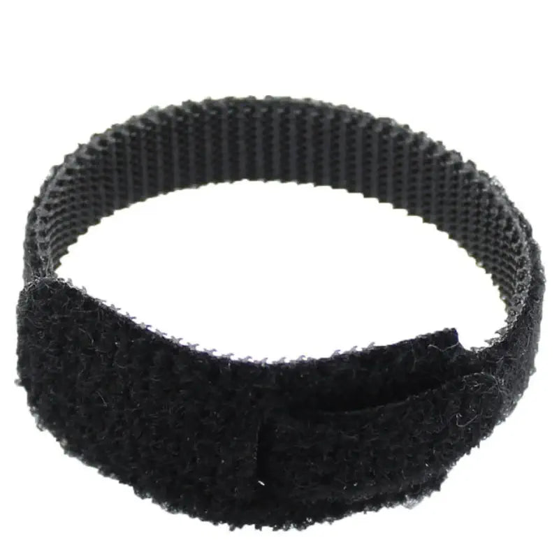 AndyMark Hook & Loop Strap, Black, 6in. Length, 3/8in. Width - RobotShop