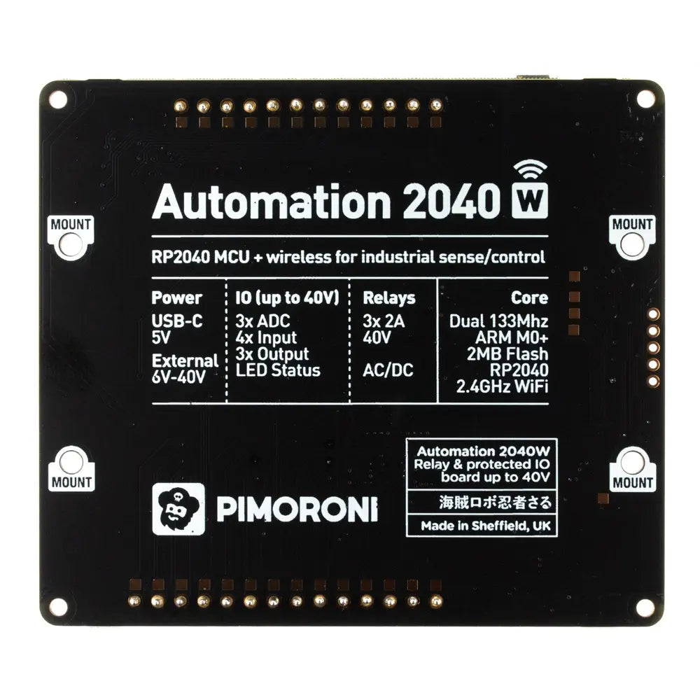 Automation 2040 W Pico W Aboard Robotshop