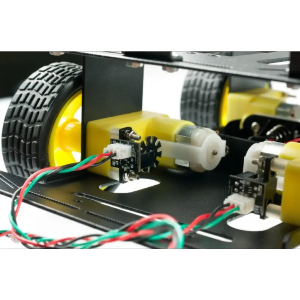 DFRobot 4WD Arduino-Compatible Platform w/Encoders - RobotShop