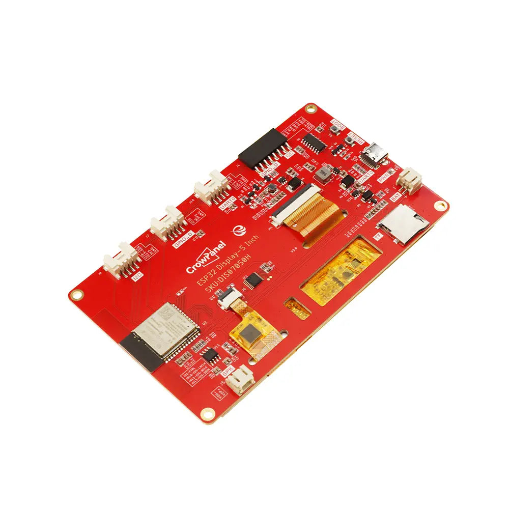 Elecrow Crowpanel 5 Inch Hmi Esp32 Display 800x480 Rgb Tft Lcd
