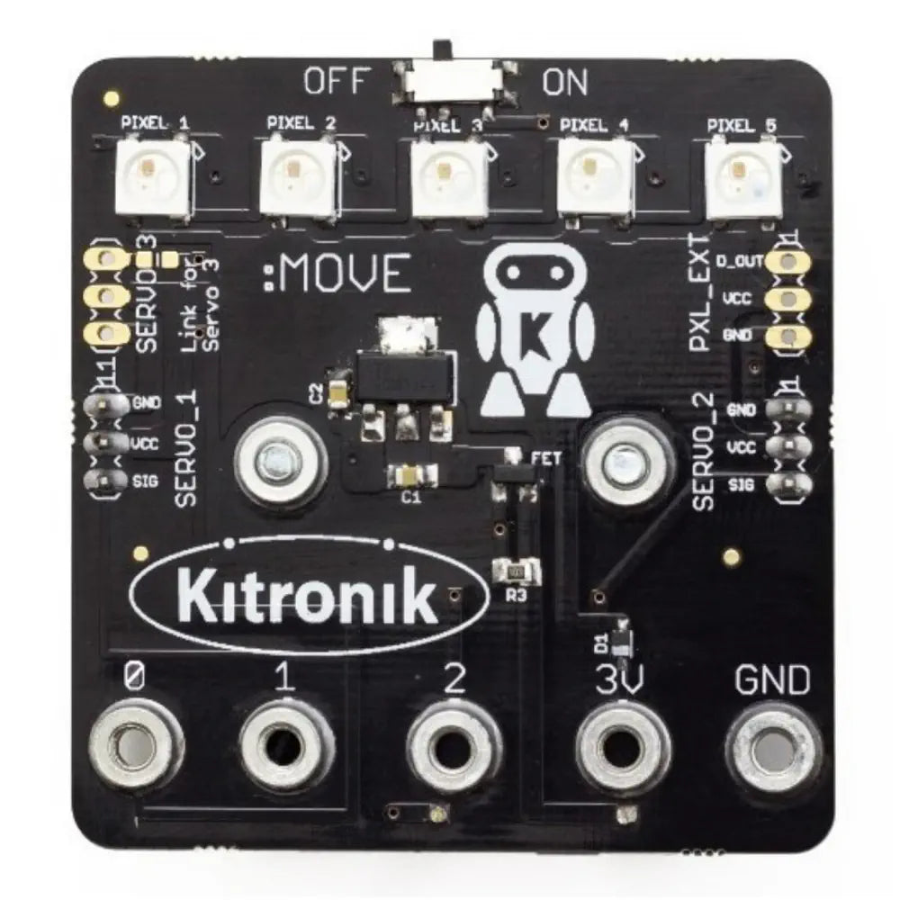Kitronik MOVE Mini用Servo:Liteボード - RobotShop