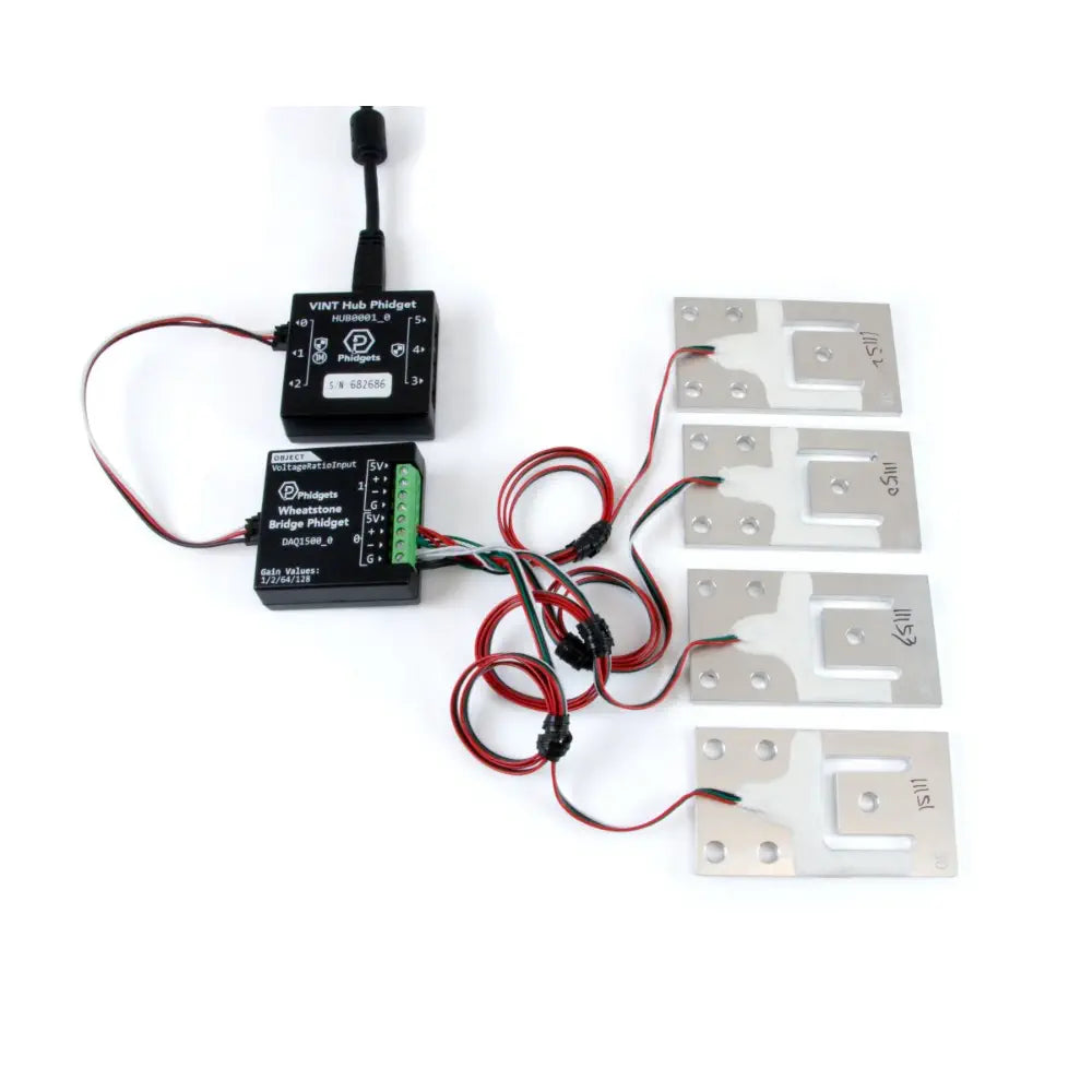 Phidgets プラットフォームロードセル - 30kg (4個セット) - RobotShop