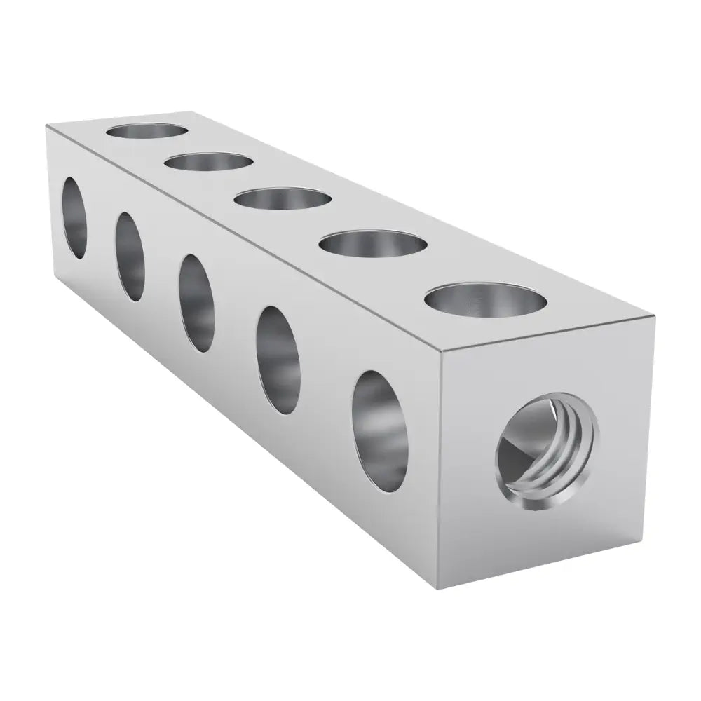 ServoCity 1106 Series Square Beam (5 Hole, 40mm Length) - RobotShop