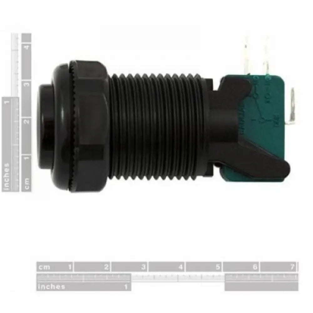 Concave Button - Black - RobotShop