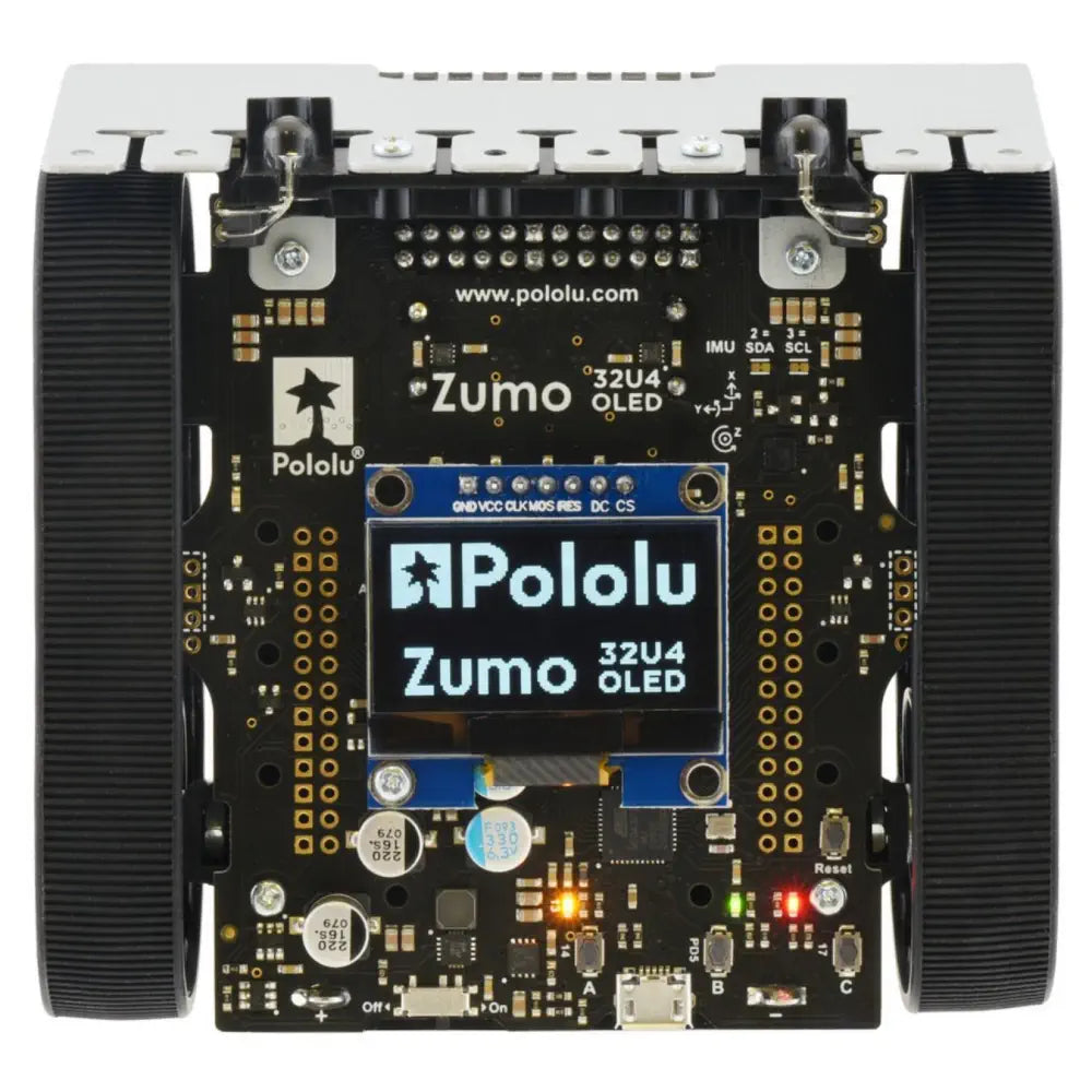 Zumo 32U4 OLEDロボット（50：1 HPモータ組込済） - RobotShop