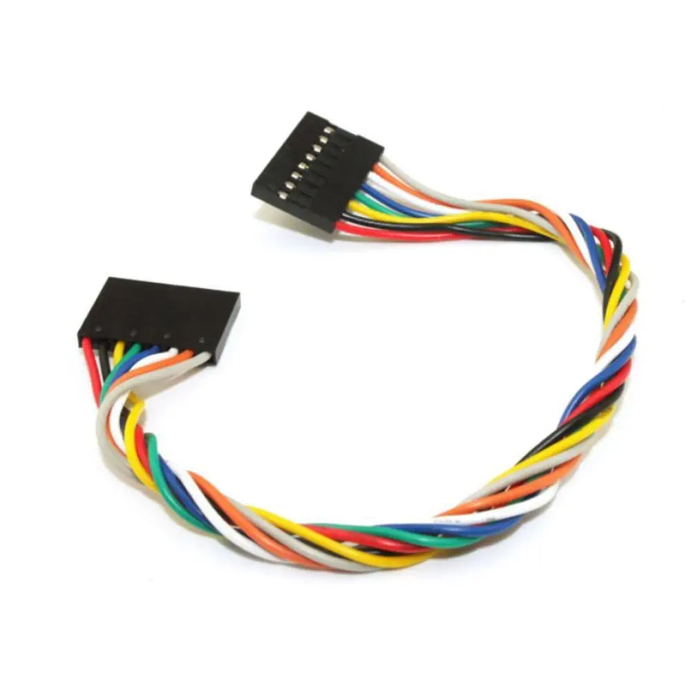 200mm F / F 8 Pin Jumper Wire - RobotShop