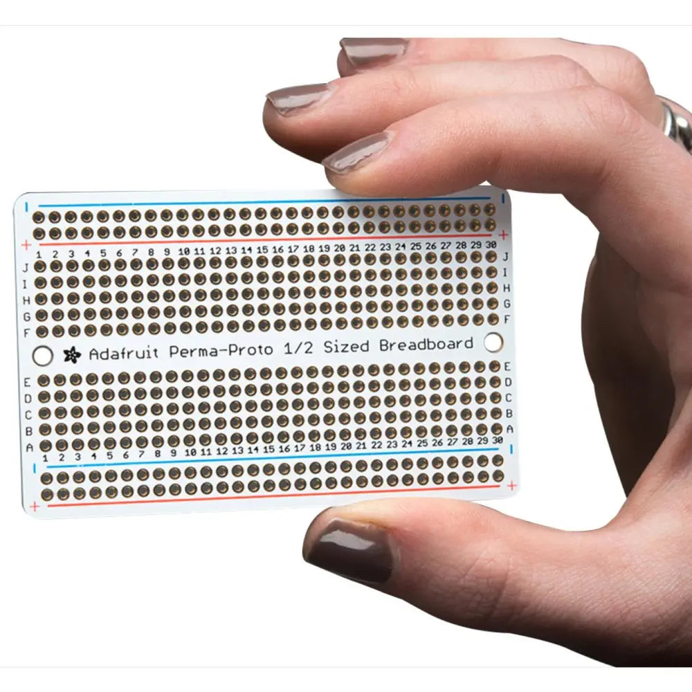 Adafruit Perma-Proto Half-sized Breadboard PCB (3pk) - RobotShop