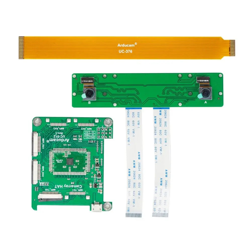 Arducam 8MP Synchronized Stereo Camera Bundle Kit for Jetson Nano ...