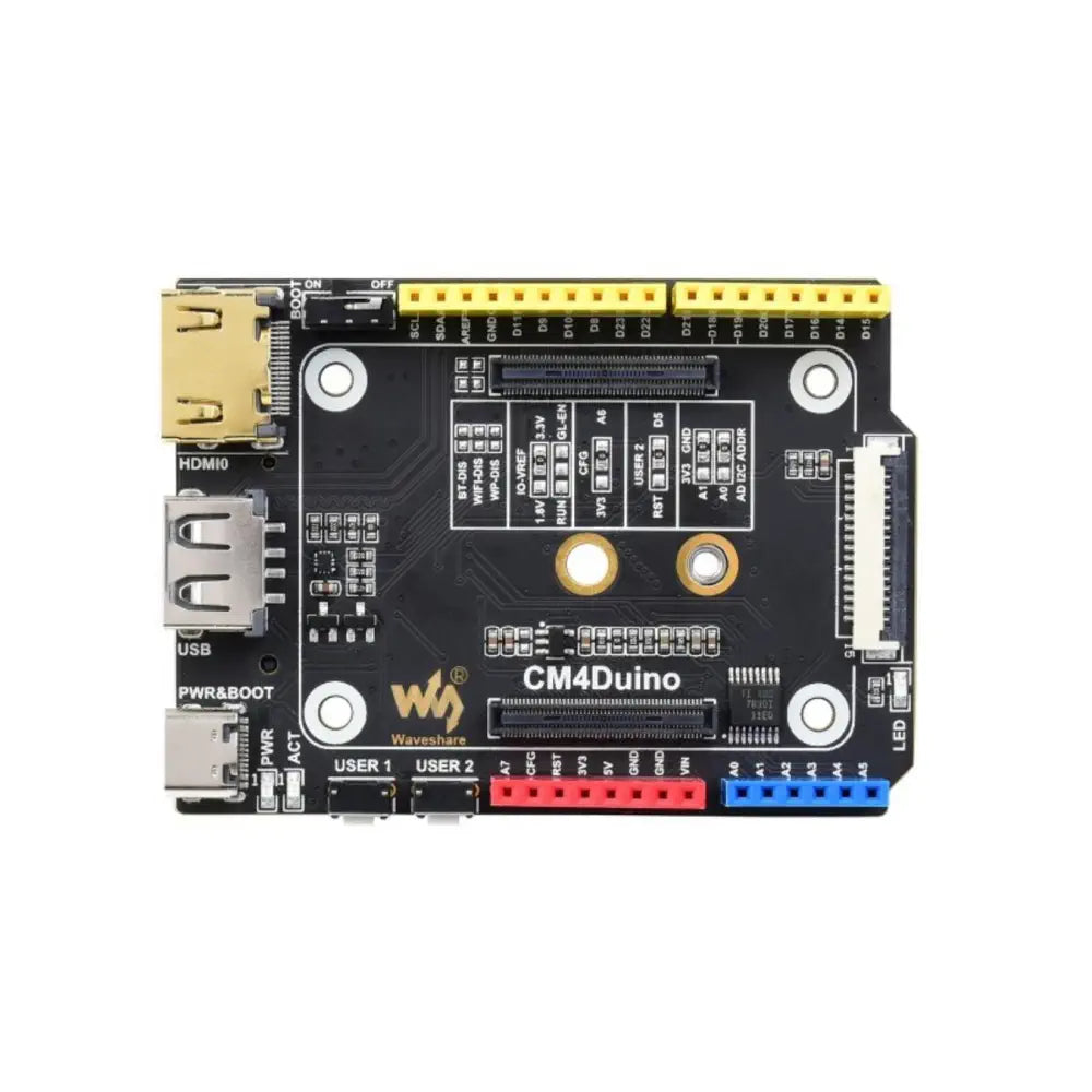 Arduino互換 ベースボード Raspberry Pi CM4 HDMI USB M.2スロット CM4-Duino用 - RobotShop