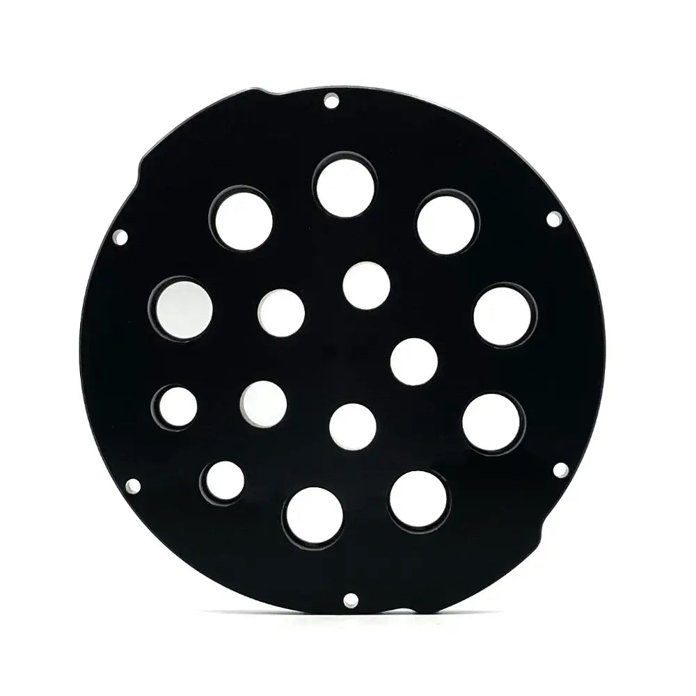 BlueRobotics WTE 4" End Cap Packed Assembly, 8x M14 + 7x M10 - RobotShop