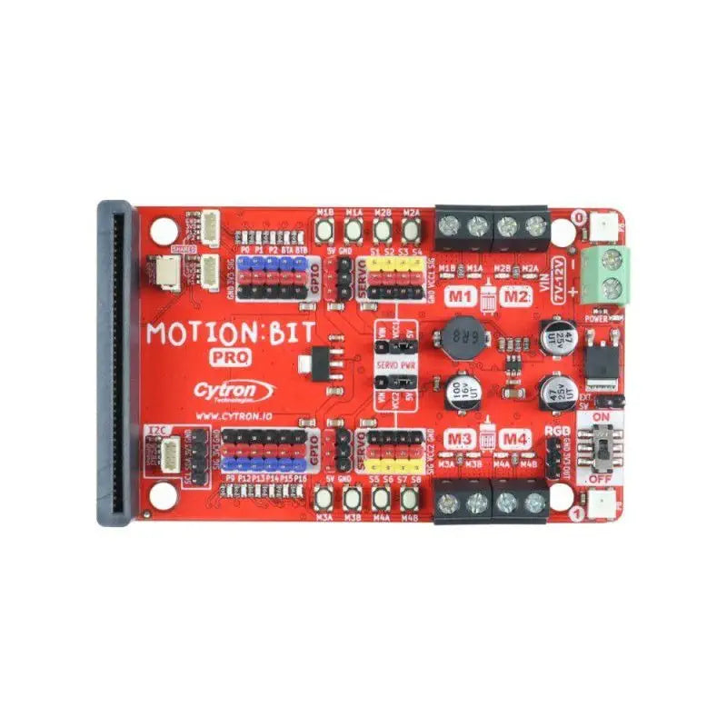 Cytron MOTION:BIT Pro - micro:bit互換 12V ロボット用拡張ボード - RobotShop