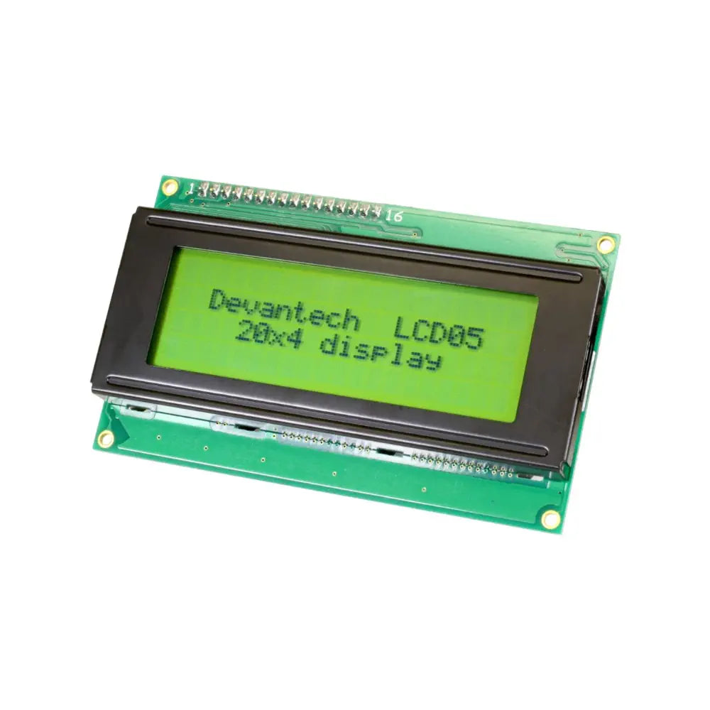 Devantech LCD05 20 x 4 ディスプレイ (緑) - RobotShop