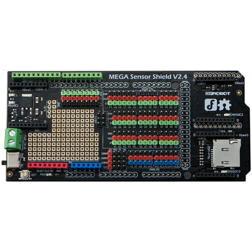 Dfrobot Arduino Mega用のmega Io 拡張シールド Robotshop
