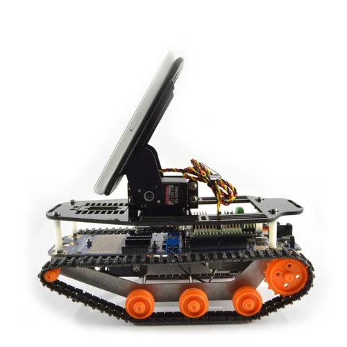 DFRobotShop ローバーV2 - Arduino互換 トラック型ロボット(スマートフォン用キット) - RobotShop DFRobotShop ローバーV2 - Arduino互換 トラック型ロボット(スマートフォン用キット) - RobotShop