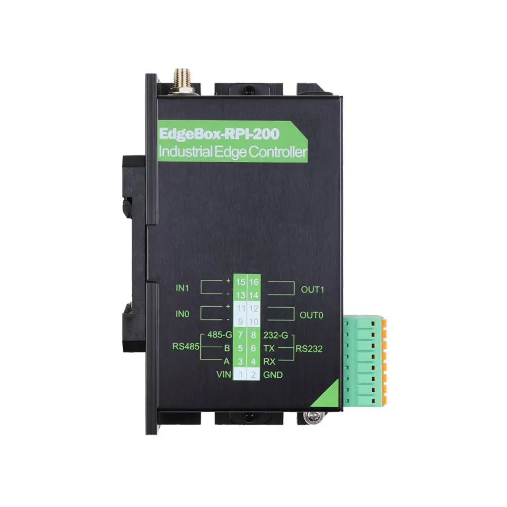 EdgeBox RPi 200 - 産業用 エッジコントローラ 2GB RAM、8GB Emmc、WiFi - RobotShop