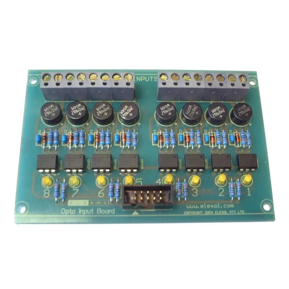 Elexol 8 Channel Opto I/O Board 3-24V DC / AC - RobotShop