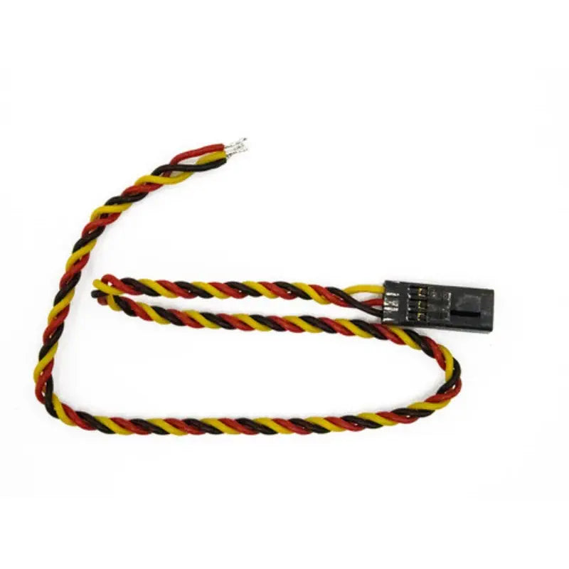 Hitec MALE Servo Connector w/ Heavy Gauge TWISTED Wire, Gold Pins ...