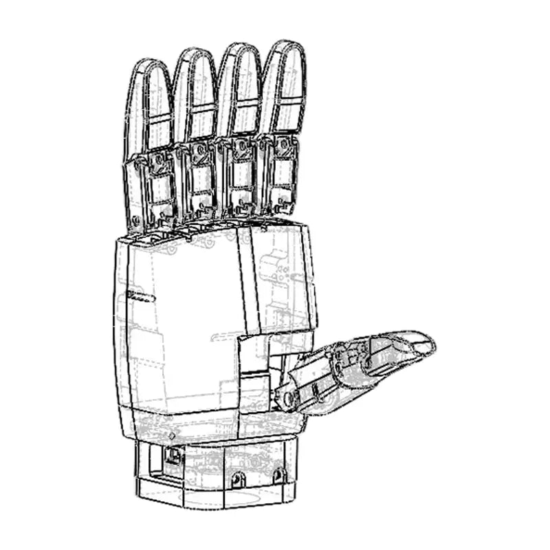 Dexterous Power ヒューマノイドロボット デクストラスハンド (右) - RobotShop