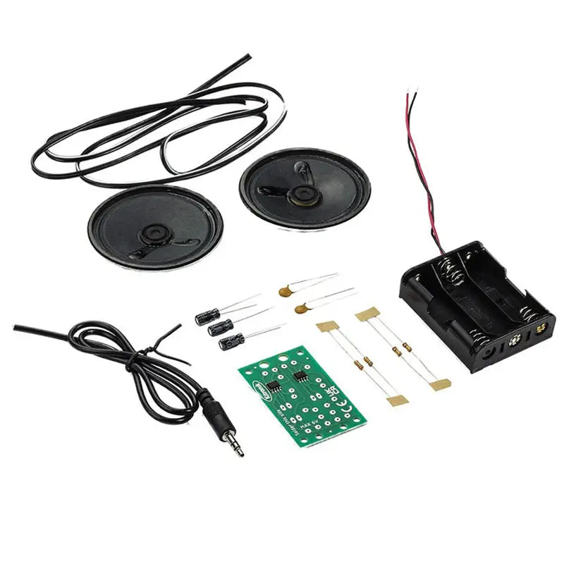 Kitronik Stereo Amplifier Kit w/ FM8002A Mono Amplifier ICs & 3.5mm ...