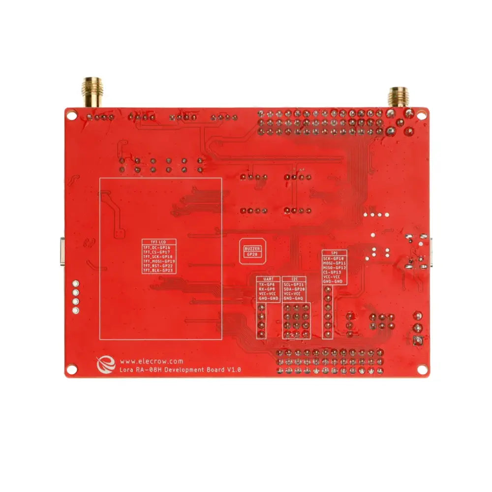 LoRaWAN RA-08H 開発ボード、RP2040搭載、1.8 inch LCD、868MHz 長距離通信 - RobotShop