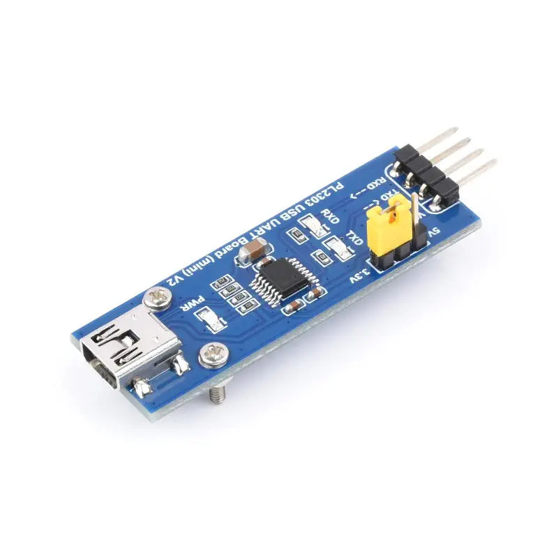 Waveshare PL2303 USB - UART (TTL) 通信モジュール - 小型USBコネクタ - RobotShop