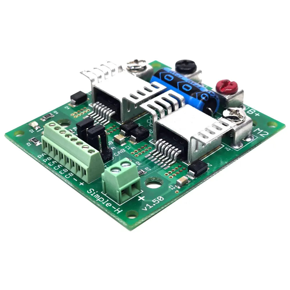 Robot Power Simple-H Dual Channel H-Bridge Controller 20A, 5-28V for 3 ...