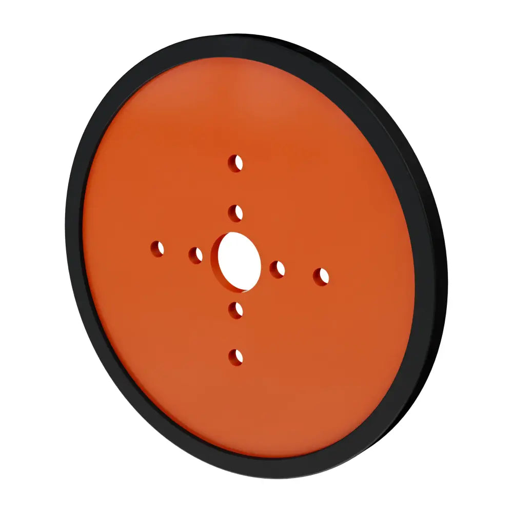 ServoCity 4" Acrylic Disc Wheel (Orange) - 2 Pack - RobotShop