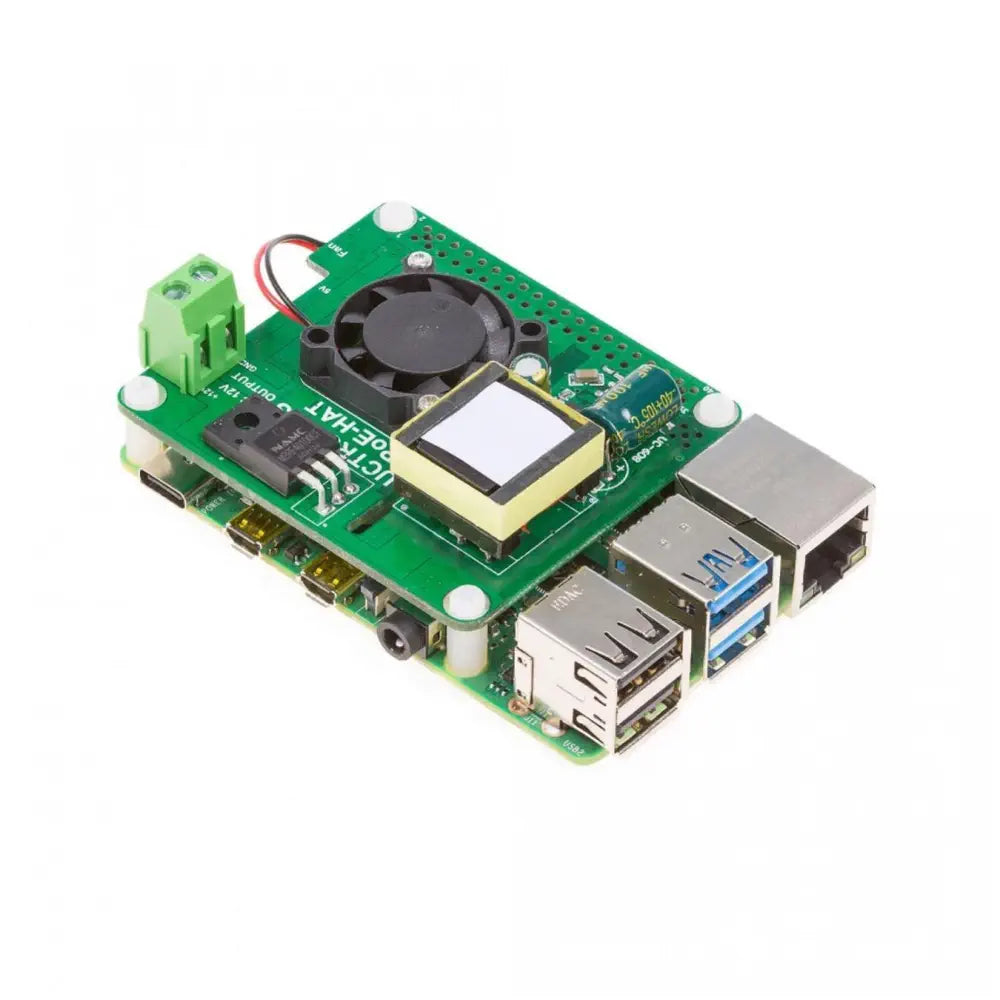 Raspberry Pi 4B用UCTRONICS PoE HAT 5V 3A - RobotShop