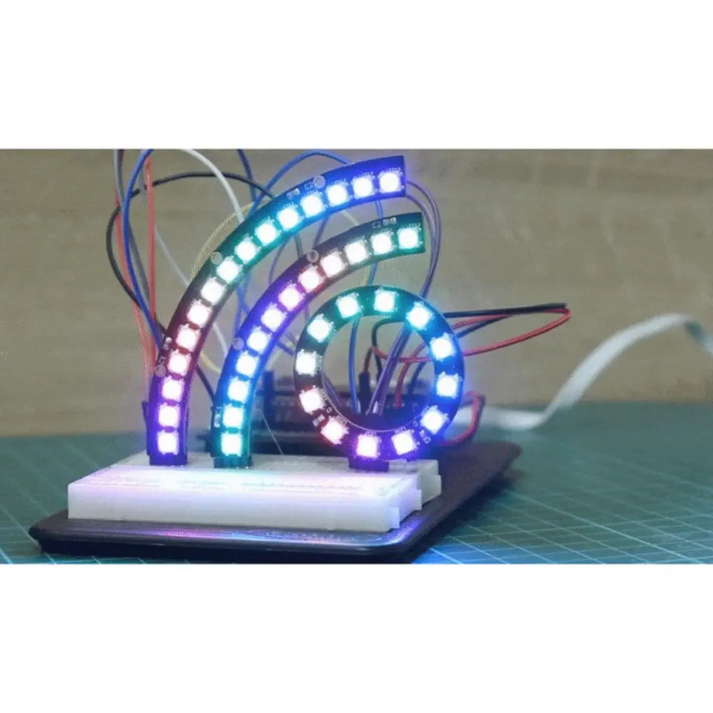 Kitronik ZIP Arc 15 ZIP LEDs for micro:bit - RobotShop
